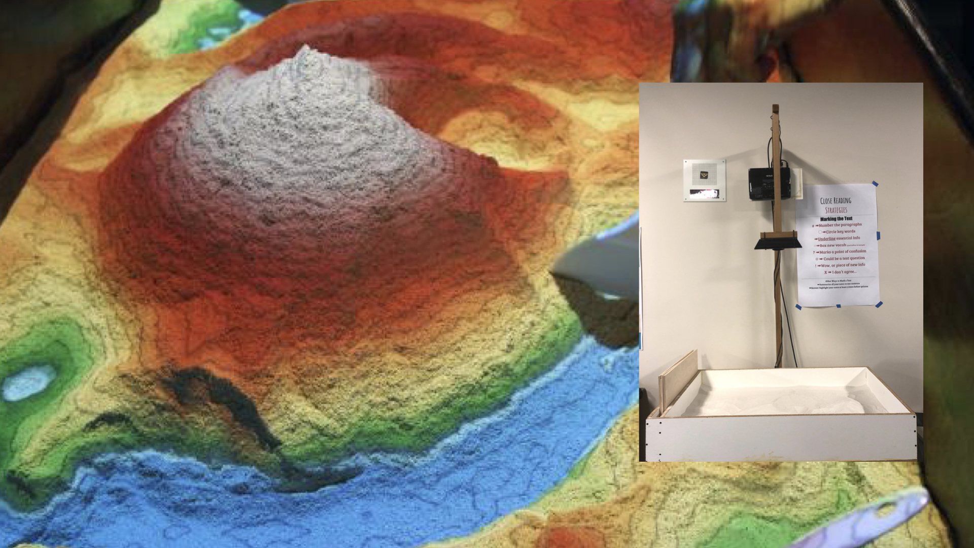 Augmented Reality Bathymetry Sandbox - Deep Ocean Education Project